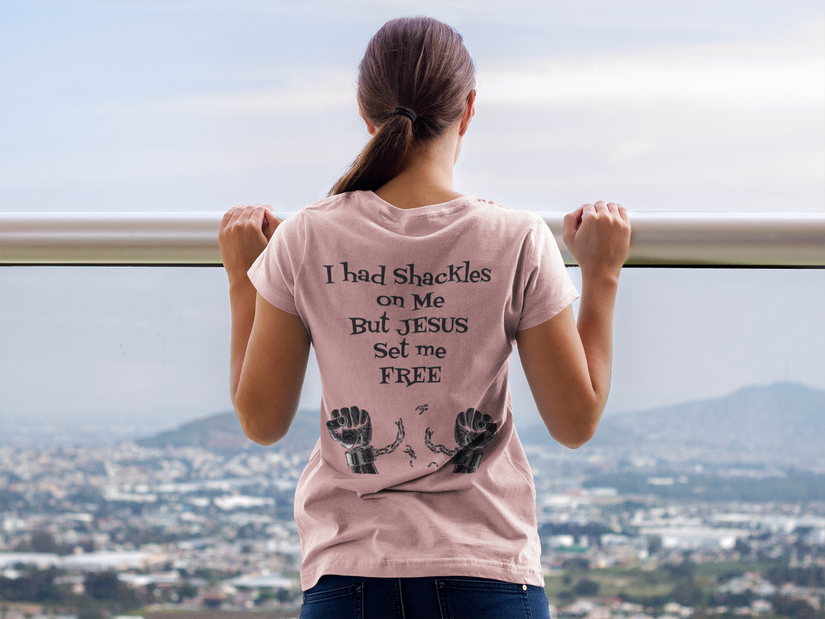 Shackles on me Black Letter – Faith Clothing